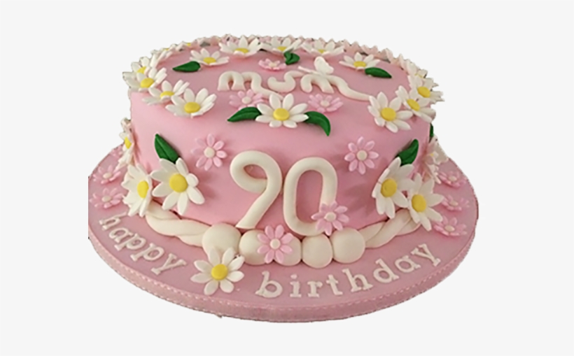 90th Birthday Cake - Birthday - Free Transparent PNG Download - PNGkey