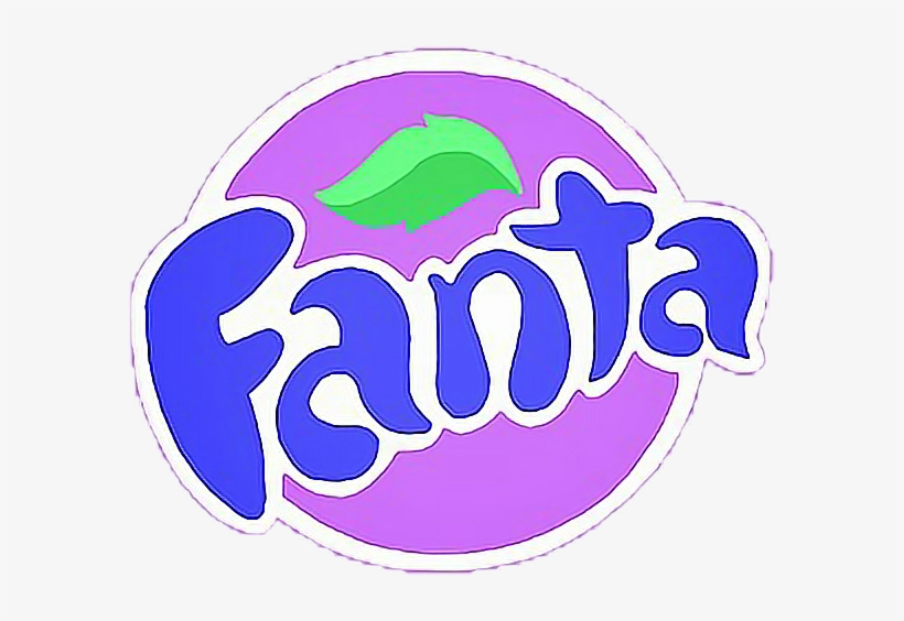 Purple Fanta Grapes Juice Freetoedit - Fanta Logo Png - Free ...
