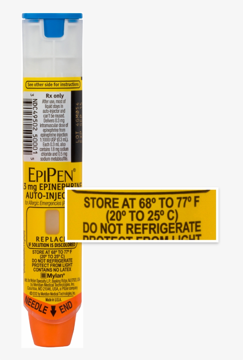 Epipen® Auto-injector - Epipen Png - Epipen Transparent - Free ...