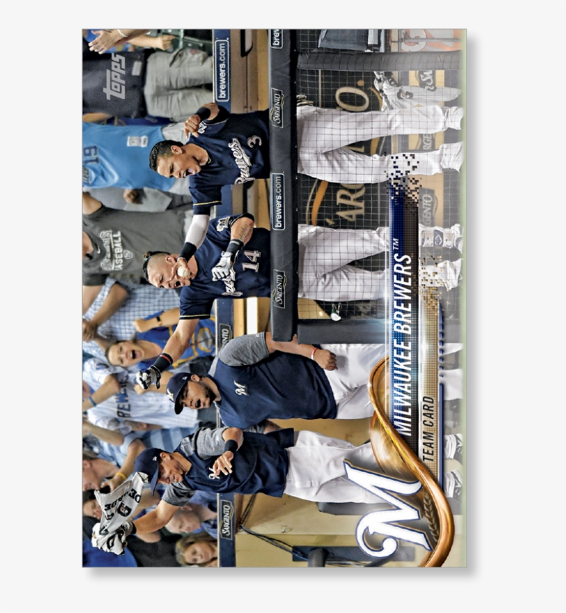 2018 Topps Series 1 Baseball - Milwaukee - Free Transparent PNG ...