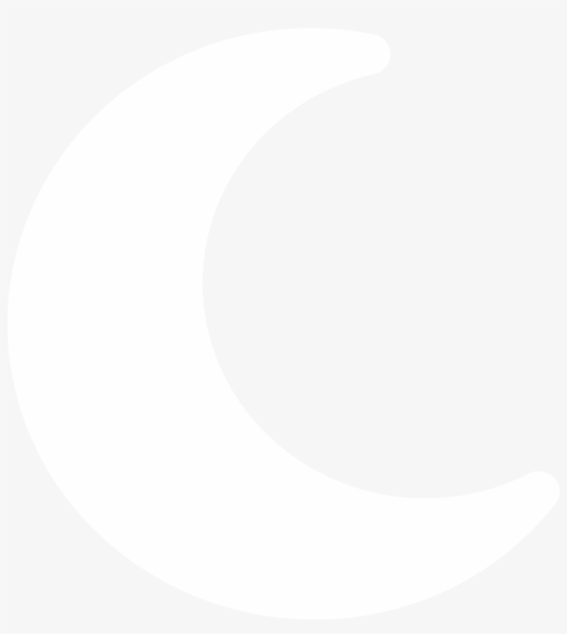 Moon - White Crescent Moon Transparent - Free Transparent PNG Download ...