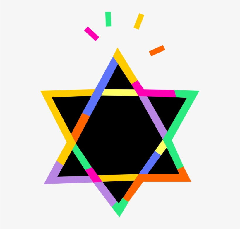 Vector Illustration Of Star Of David Shield Of David - Symbol - Free ...