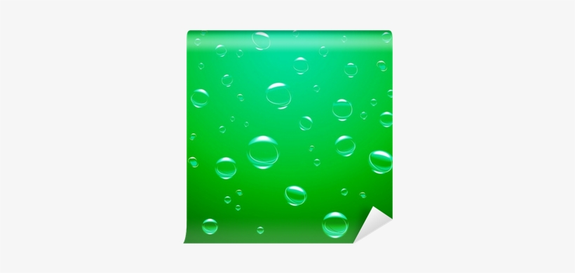 Bubble Green Gas Water Background Wall Mural • Pixers® - Water - Free ...