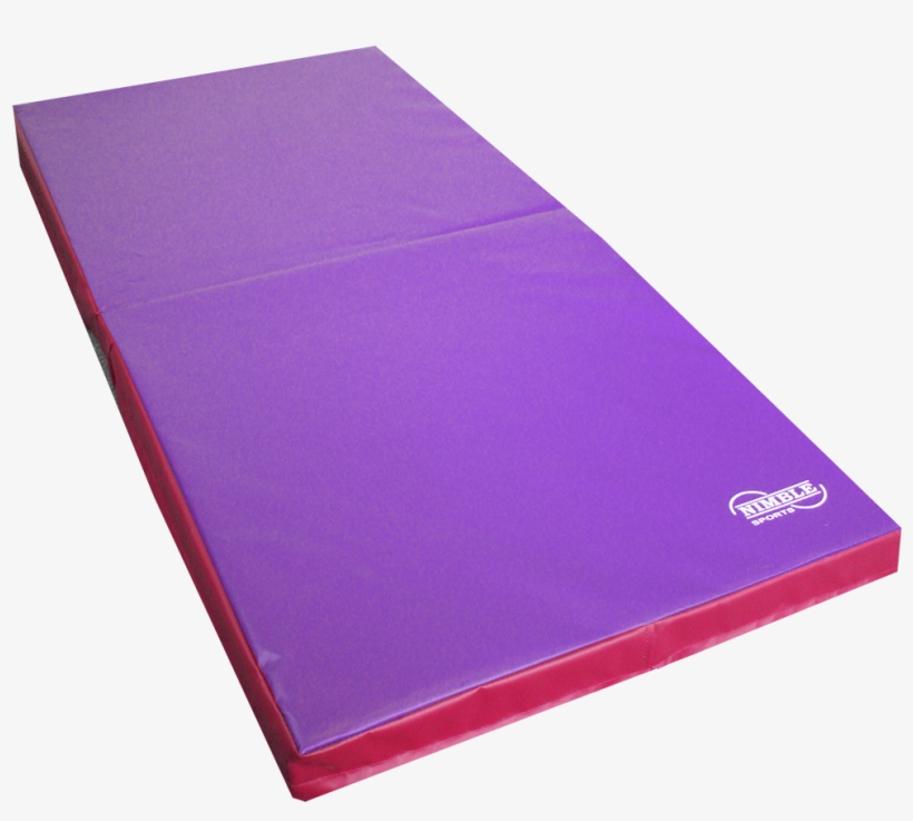 Pink And Purple Landing Mat Crash Mat - Gymnastics - Free Transparent ...