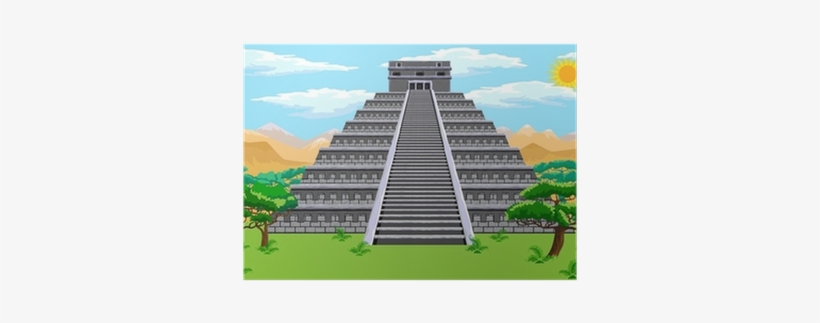 Aztec Pyramids Cartoon - Free Transparent PNG Download - PNGkey