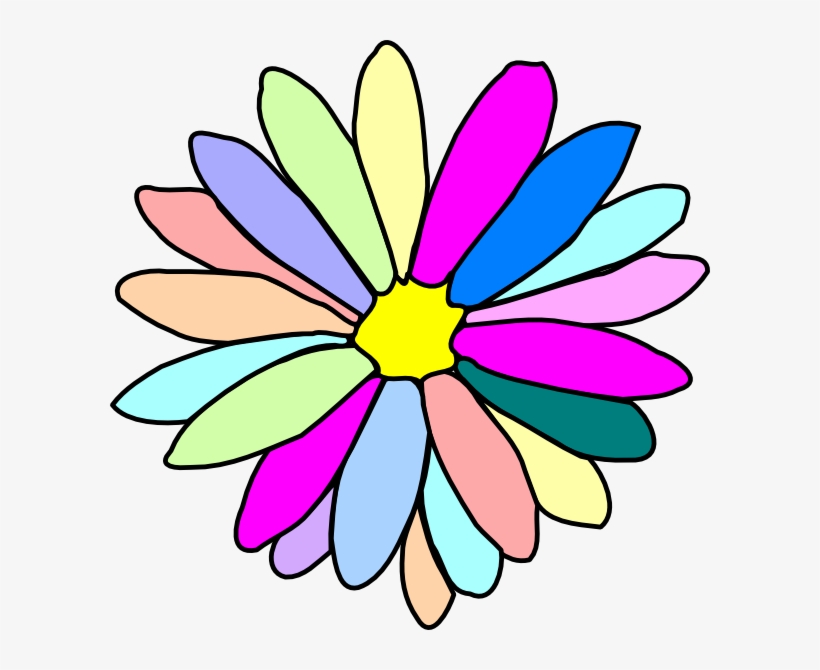 How To Set Use Colorful Flower Svg Vector - Free Transparent PNG ...