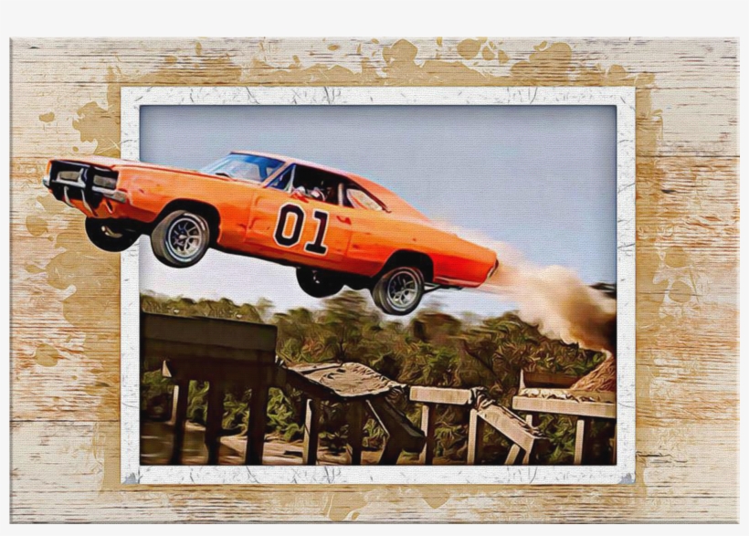 General Lee Canvas Wrap - Poster: The Dukes Of Hazzard, 11x17in. - Free ...