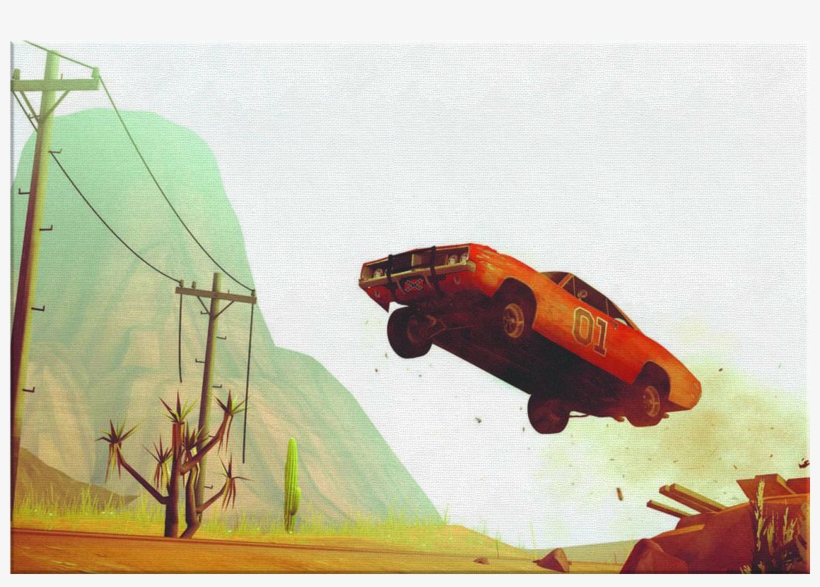 The General Lee Canvas Wrap - Triumph Dolomite - Free Transparent PNG ...