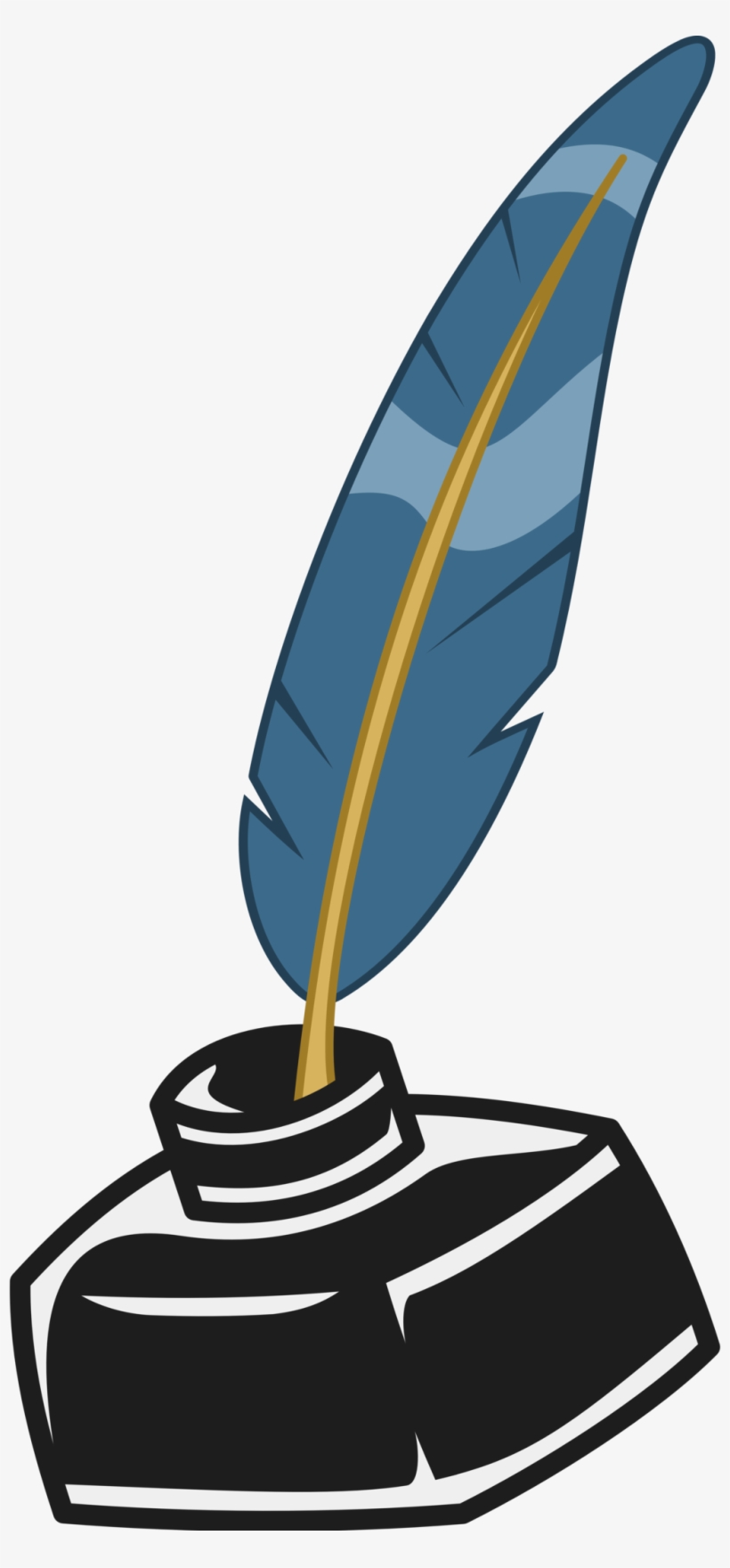 Quill Clipart Mark - Mlp Ink Cutie Mark - Free Transparent PNG Download ...