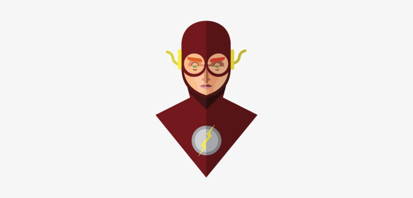 Flash Superhero Logo Png Download - Flash Flat Design - Free ...