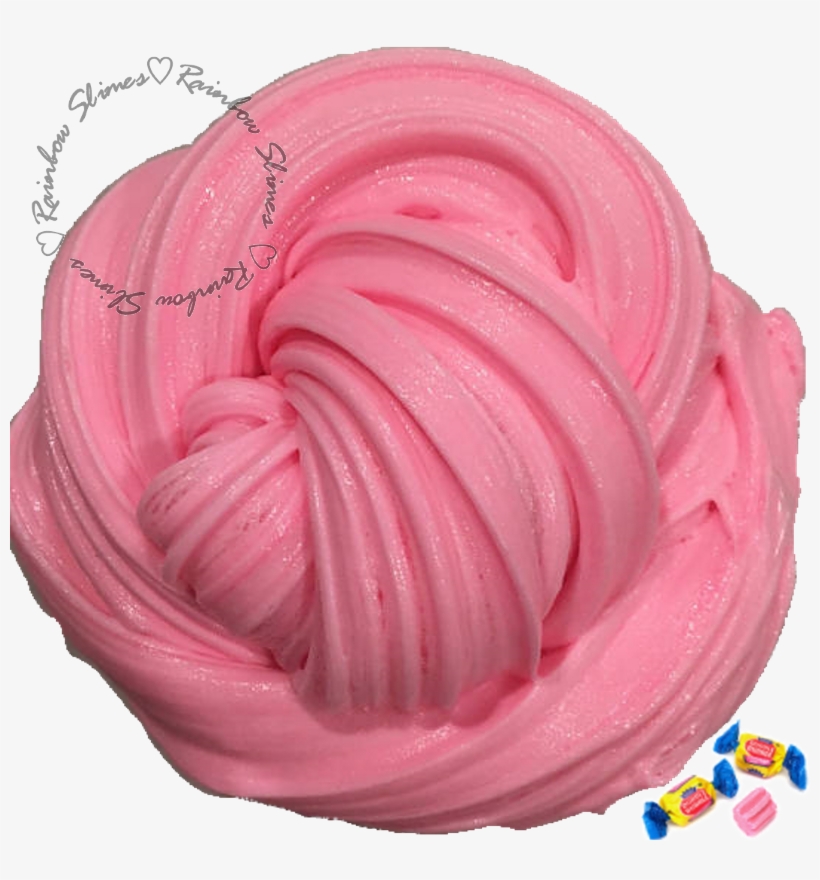Bubblegum Texture, More Realism - Pink Butter Slime - Free Transparent ...