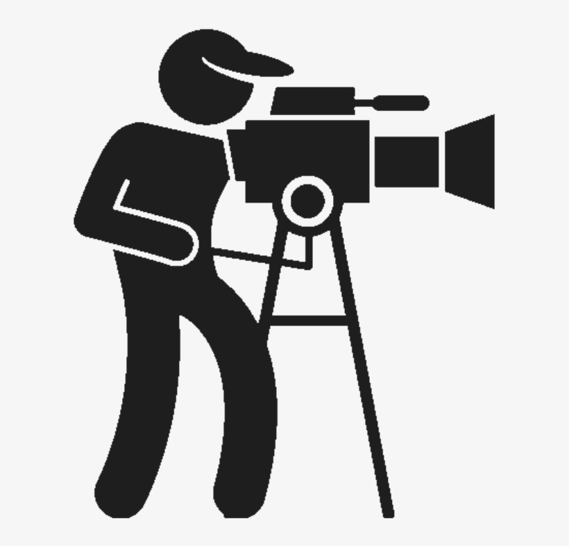 Camera Man - Videographer Icon - Free Transparent PNG Download - PNGkey