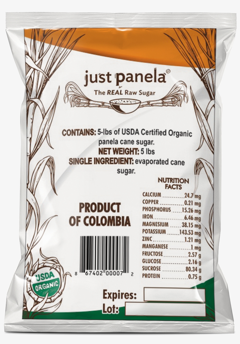 5 Lb Bulk Bag $2 - Panela Artisanal Unrefined & Organic Cane Sugar ...