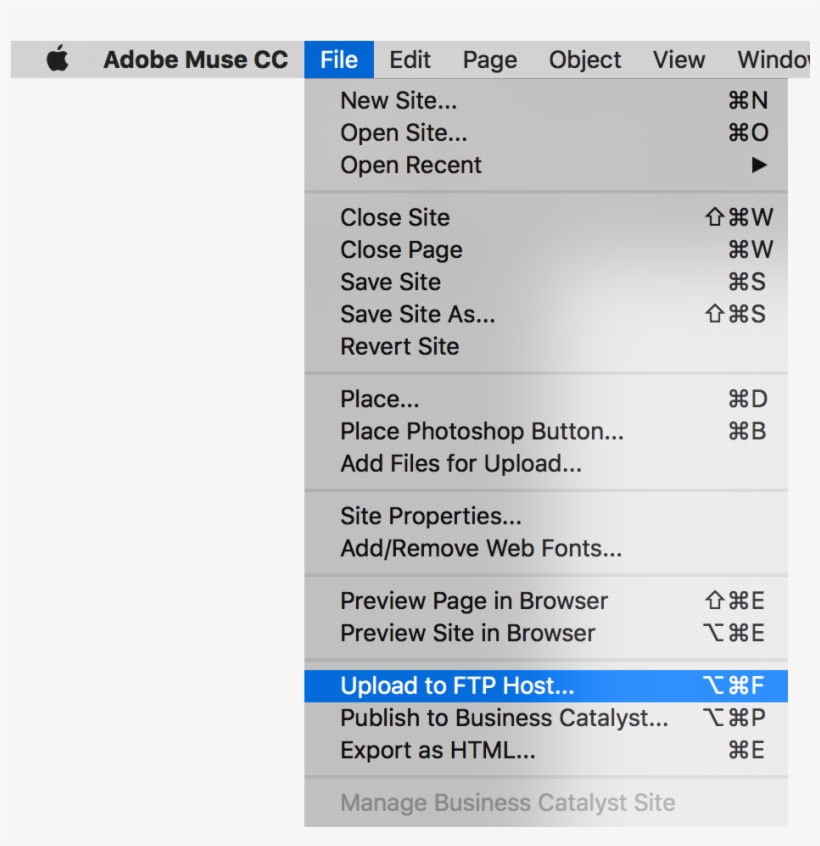 How To Upload My Website To Ftp Host, From Muse - File Transfer ...