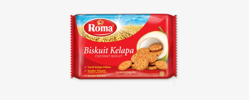 Roma-kelapa - Biskuit Roma - Free Transparent PNG Download - PNGkey