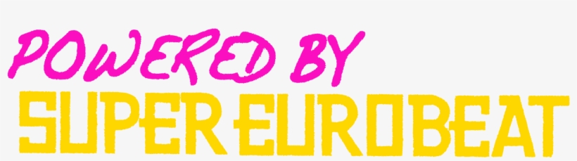 Powered By Super Eurobeat - Powered By Super Eurobeat Sticker - Free ...