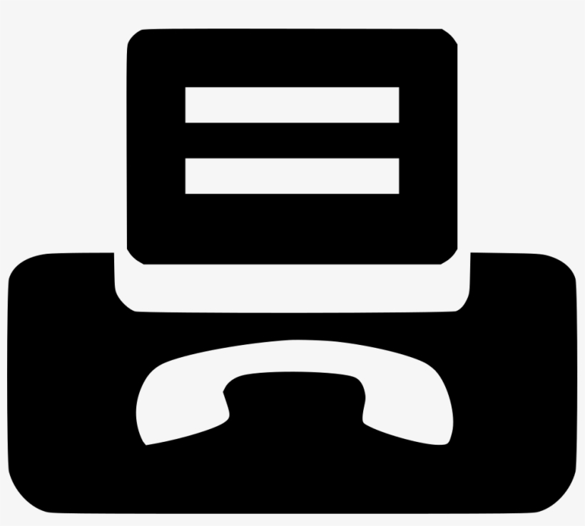 Fax Machine - - Fax Machine Icon Svg - Free Transparent PNG Download ...