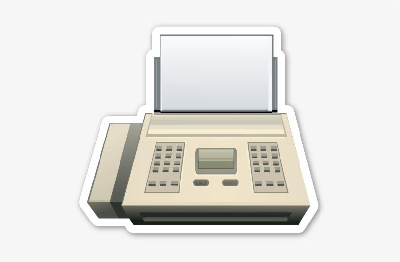 Fax Machine - Fax Machine Emoji - Free Transparent PNG Download - PNGkey