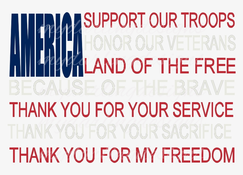 Support Our Troops Svg - Sepc - Free Transparent PNG Download - PNGkey
