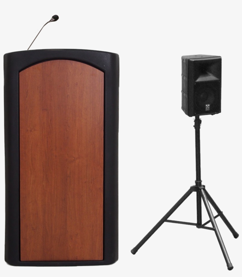 Presenter Lecterns And Podiums With External Speaker - Accent Table Top ...