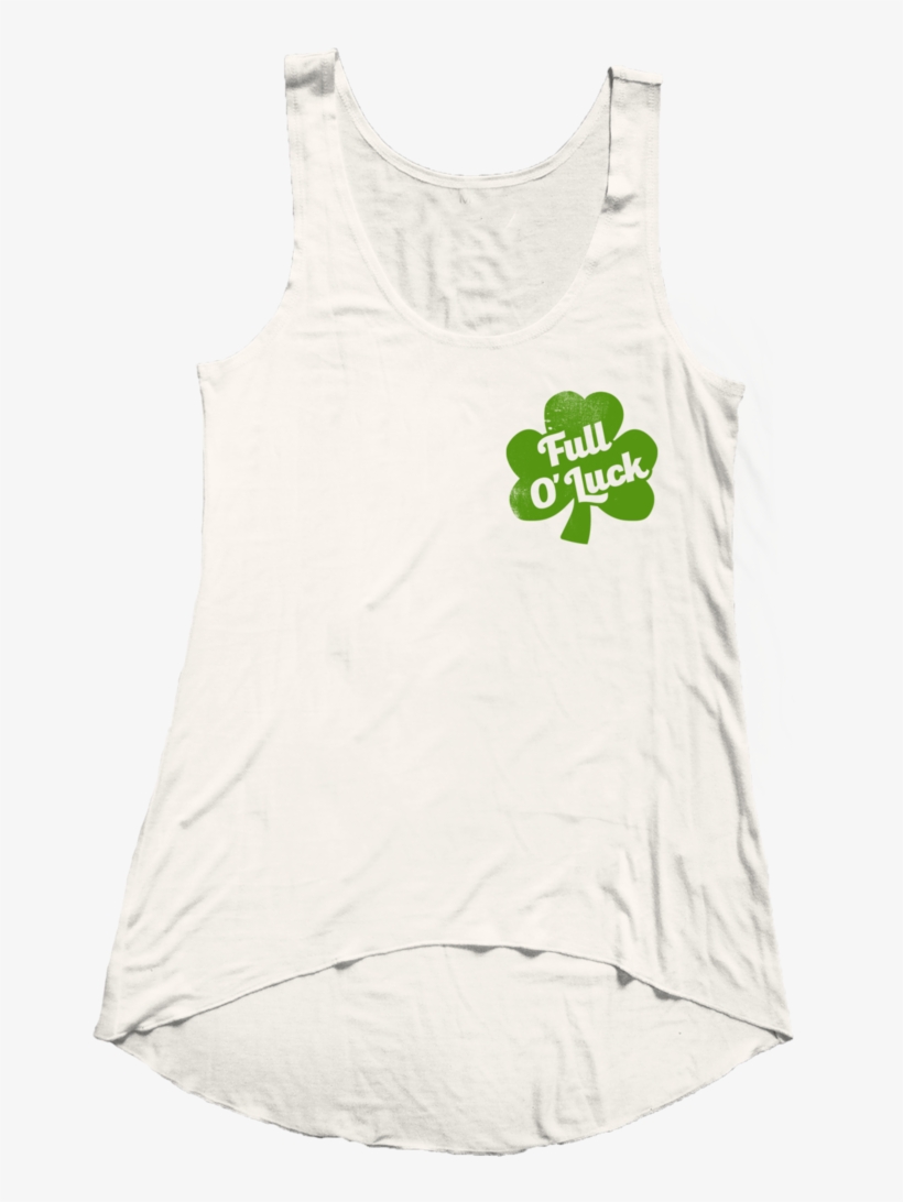 White Highlow Shamrock Full O' Luck - 4th & Rose - Free Transparent PNG ...