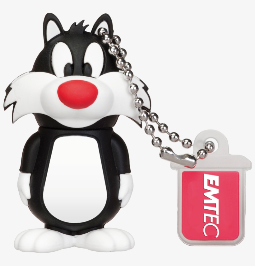 Tweety & Sylvester, Sylvester Closed - Usb Stick - Free Transparent PNG ...