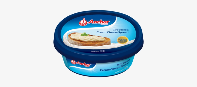 Anchor Cream Cheese Spread 200g - Cream Cheese - Free Transparent PNG ...