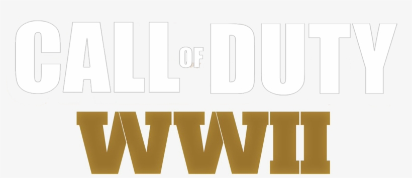 Imagecall Of Duty Wwii Logo Transparent - Calligraphy - Free ...