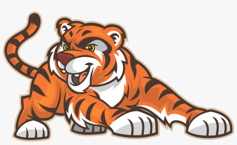 Jumping Tiger Png - Greencastle Tiger Cubs Football - Free Transparent ...