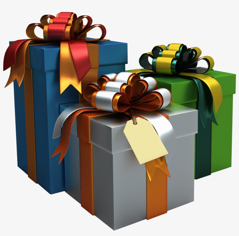 3 Gifts - Free Transparent PNG Download - PNGkey