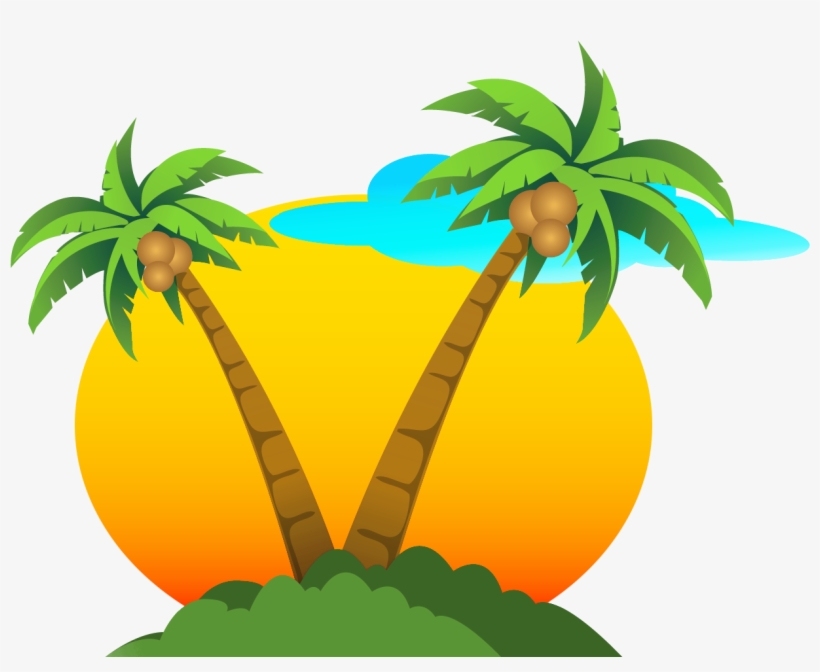 Palm Tree Sun Png - Free Transparent PNG Download - PNGkey
