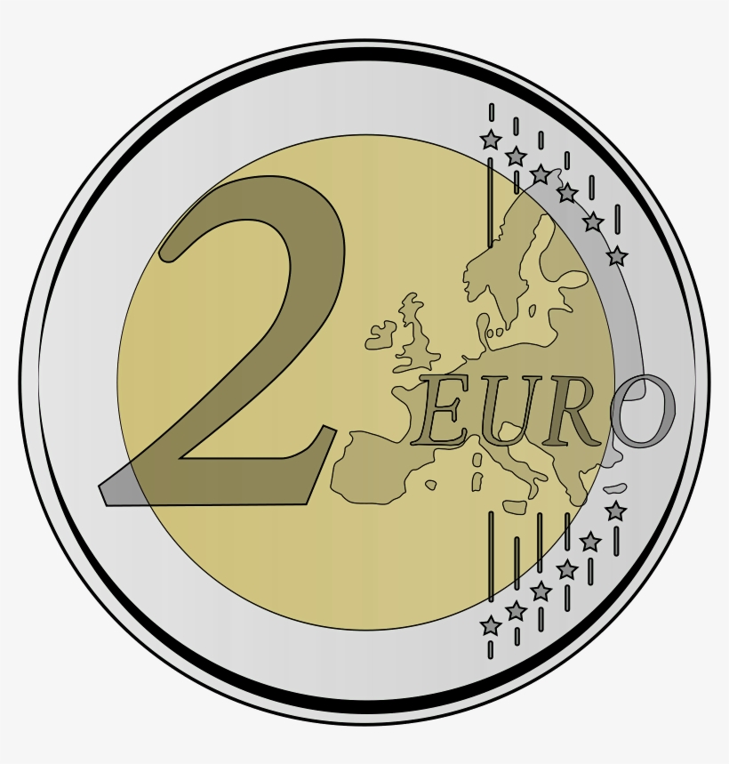 This Graphics Is 2 Euro Coins About Coins, Euro, Finance, - 2 Euro Coin ...
