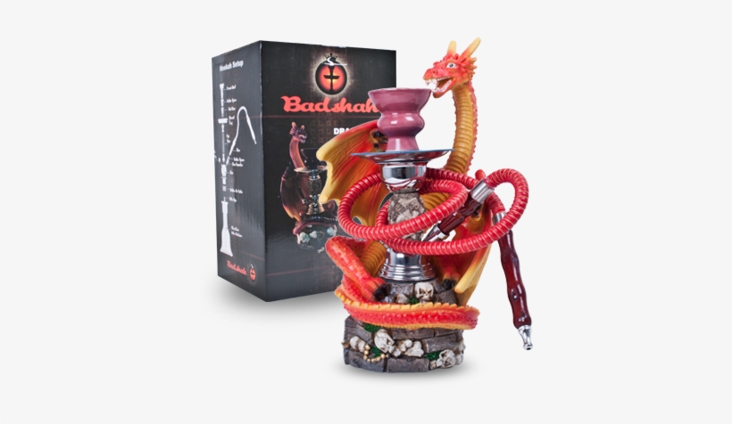 Badshah Dragon Hookah - Hookah Dragon - Free Transparent PNG Download ...