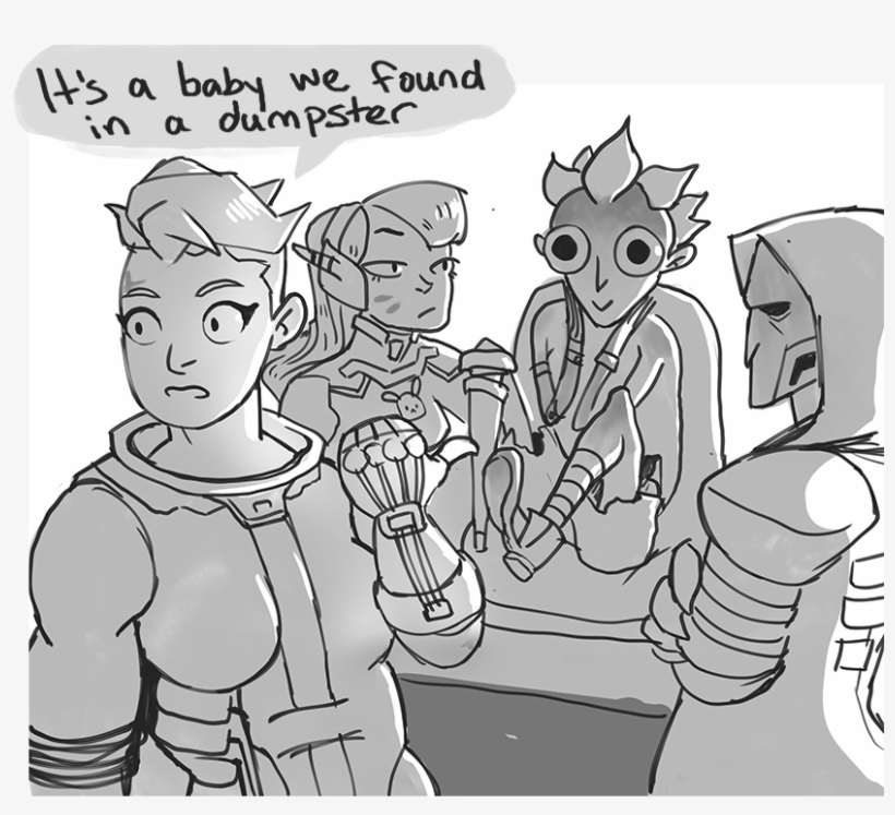 Click To Expand - Overwatch Junkrat X Mercy - Free Transparent PNG ...