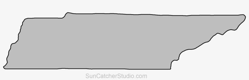 Tennessee Map Outline Png Shape State Stencil Clip - Printable Shape Of ...