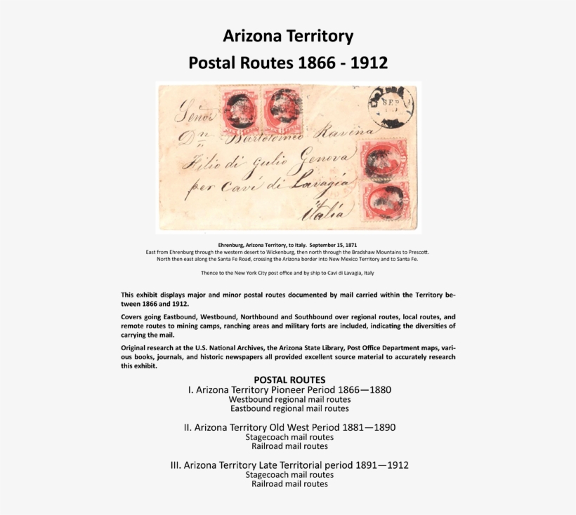 Postal Routes - Arizona - Free Transparent PNG Download - PNGkey