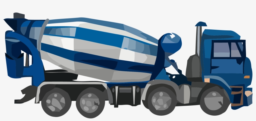 Cement Truck Basic Blue Clipart Png - Clip Art - Free Transparent PNG ...