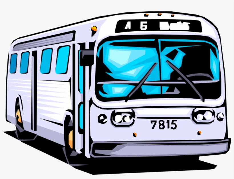 Vector Illustration Of Public Urban Transportation - Bus Clip Art ...