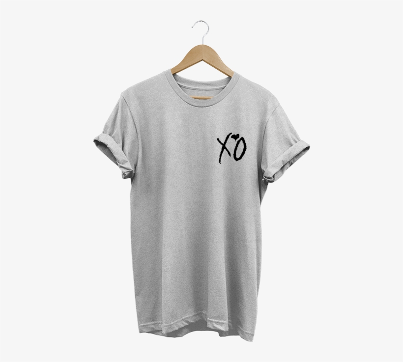 Camiseta Xo The Weeknd Cinza - Shirt - Free Transparent PNG Download ...