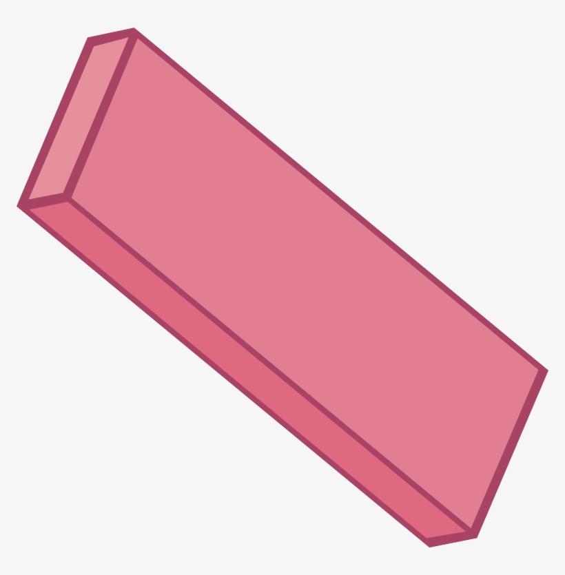 Pink Eraser Png - Bfdi Eraser - Free Transparent PNG Download - PNGkey