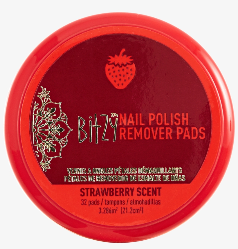 Scented Strawberry Nail Polish Remover Petals Bitzy - Free Transparent ...