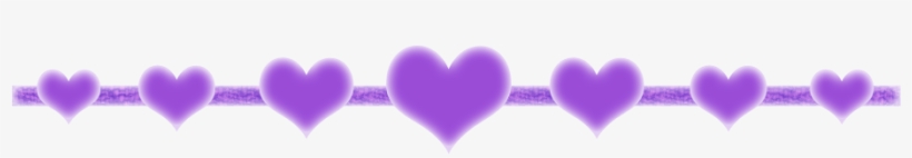 Free Purple Divider - Purple Heart Divider - Free Transparent PNG ...