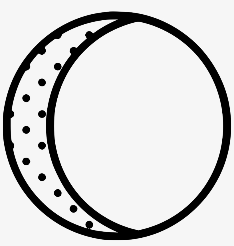 Waning Crescent Moon - Scalable Vector Graphics - Free Transparent PNG ...