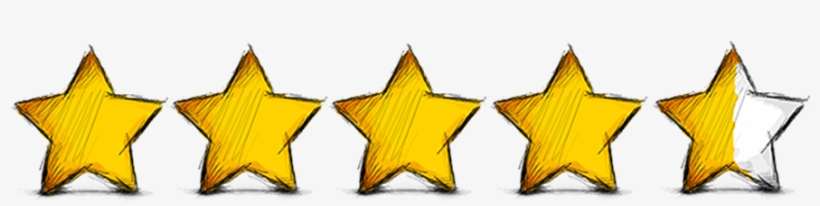 Five Stars - Five Star Rating Png - Free Transparent PNG Download - PNGkey