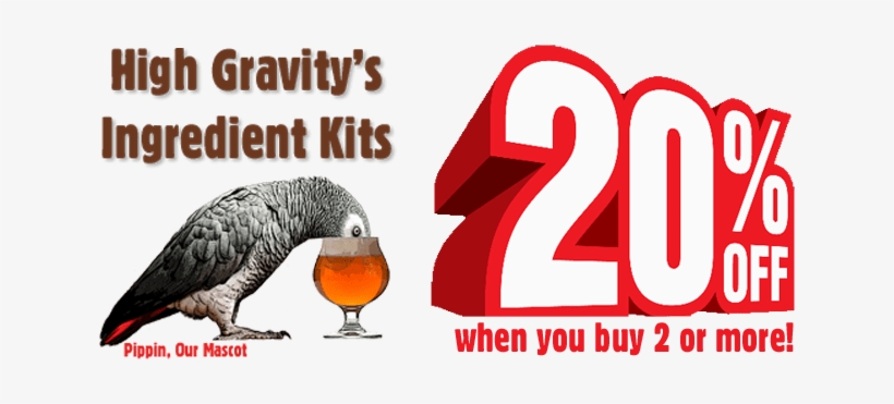 20% Off Kits At High Gravity Homebrew All Grain, Extract - Bullguard ...