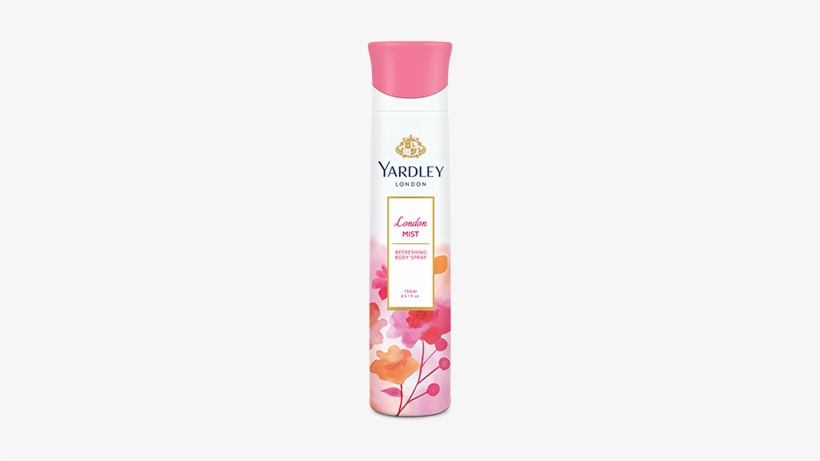 London Mist - Yardley London Mist Body Spray - Free Transparent PNG ...