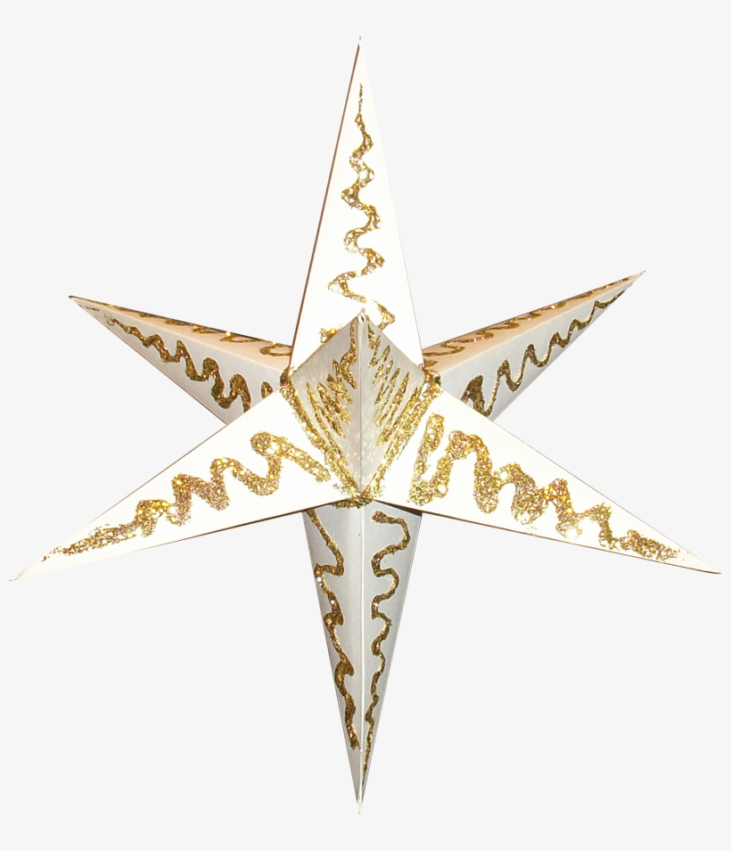 8 Point Paper Star Gold - Wish - Free Transparent PNG Download - PNGkey