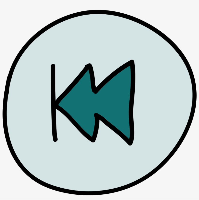 Rewind Button Round Icon - Arrow - Free Transparent PNG Download - PNGkey