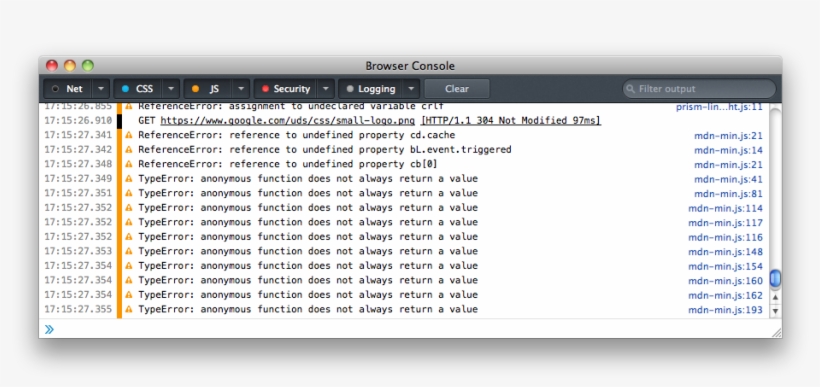 The Browser Console Looks Like This Browser S Javascript Console The Browser Console Looks Like This Browser S Javascript Console