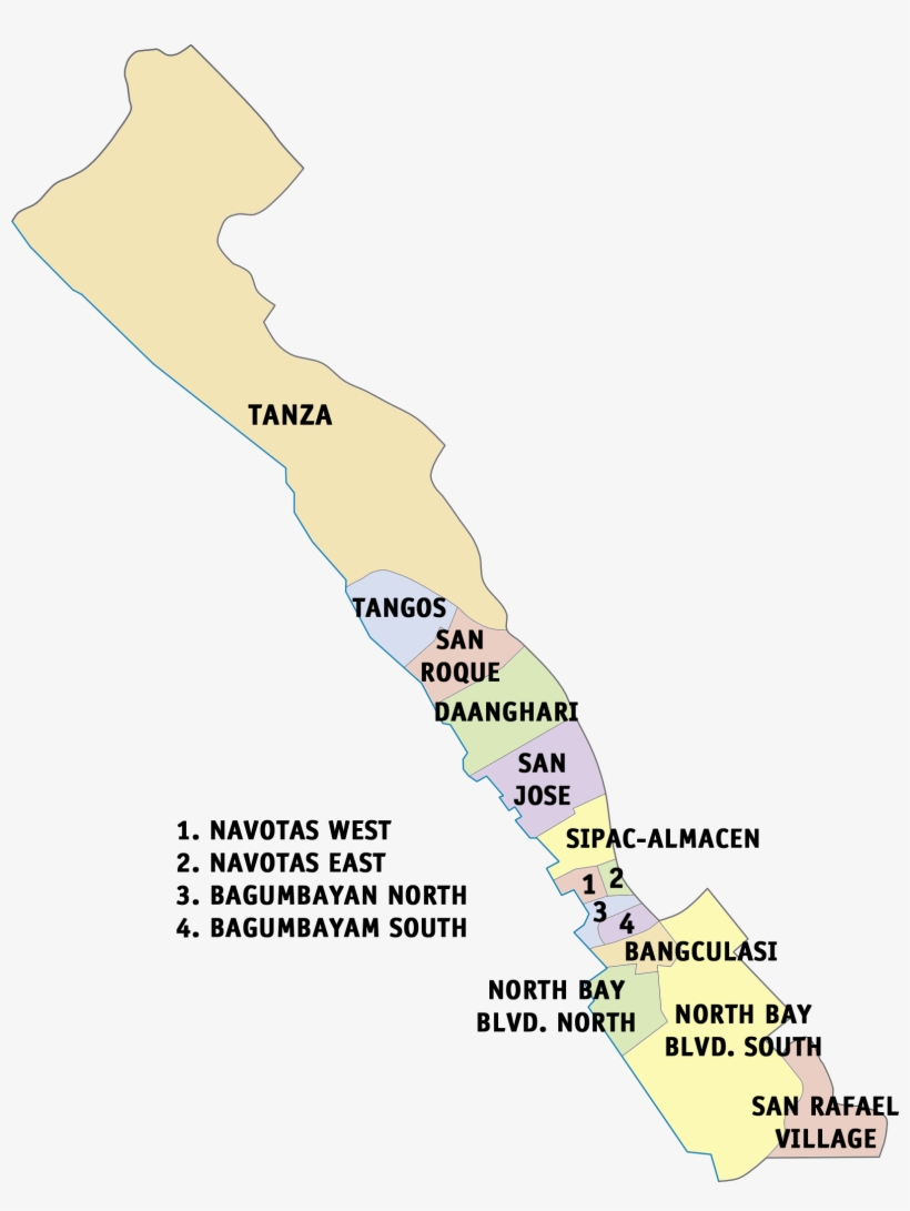 Ph Fil Navotas Barangays - Mapa Ng Navotas City - Free Transparent PNG ...